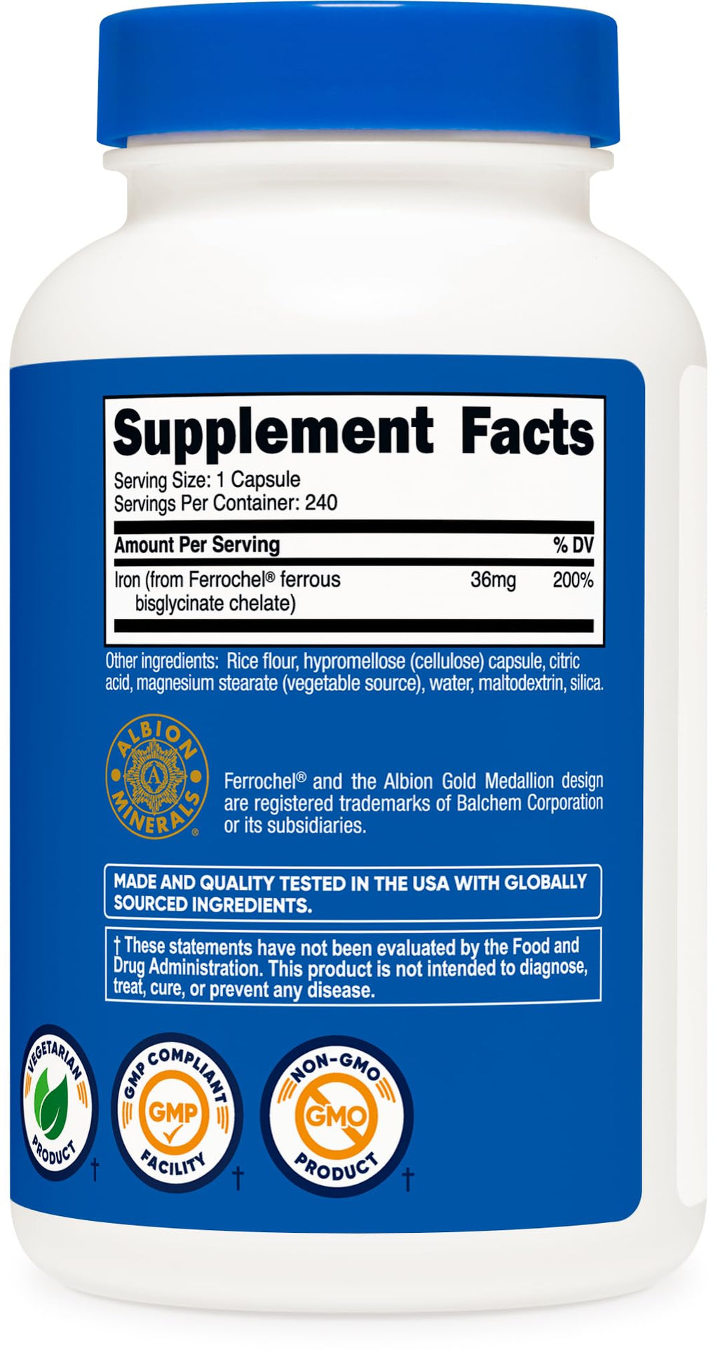 Iron support for active lifestyles