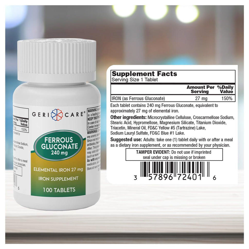 Iron tablets for daily energy