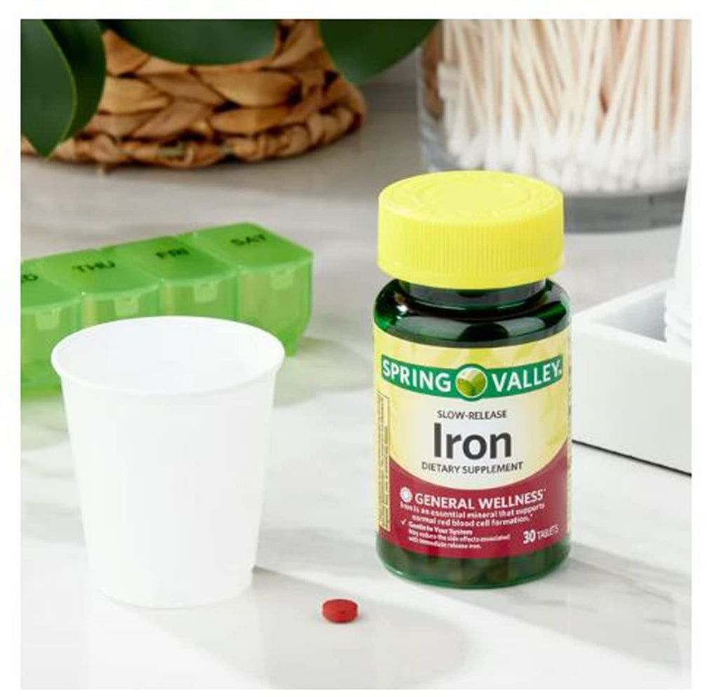 Iron tablets for daily nutritional needs