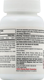 Iron tablets for daily wellness