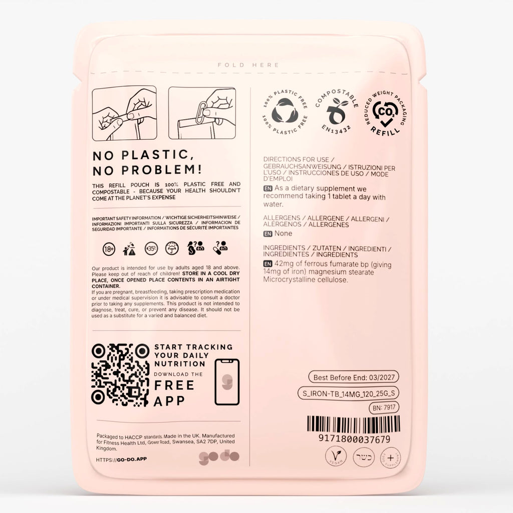 iron tablets for energy and vitality