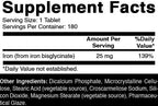 Iron tablets for energy support