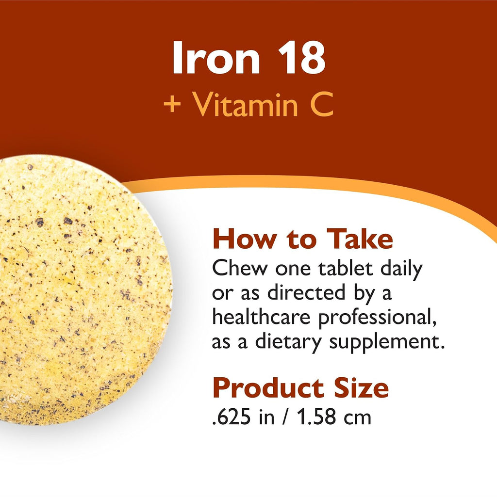 Iron tablets for improved overall wellness
