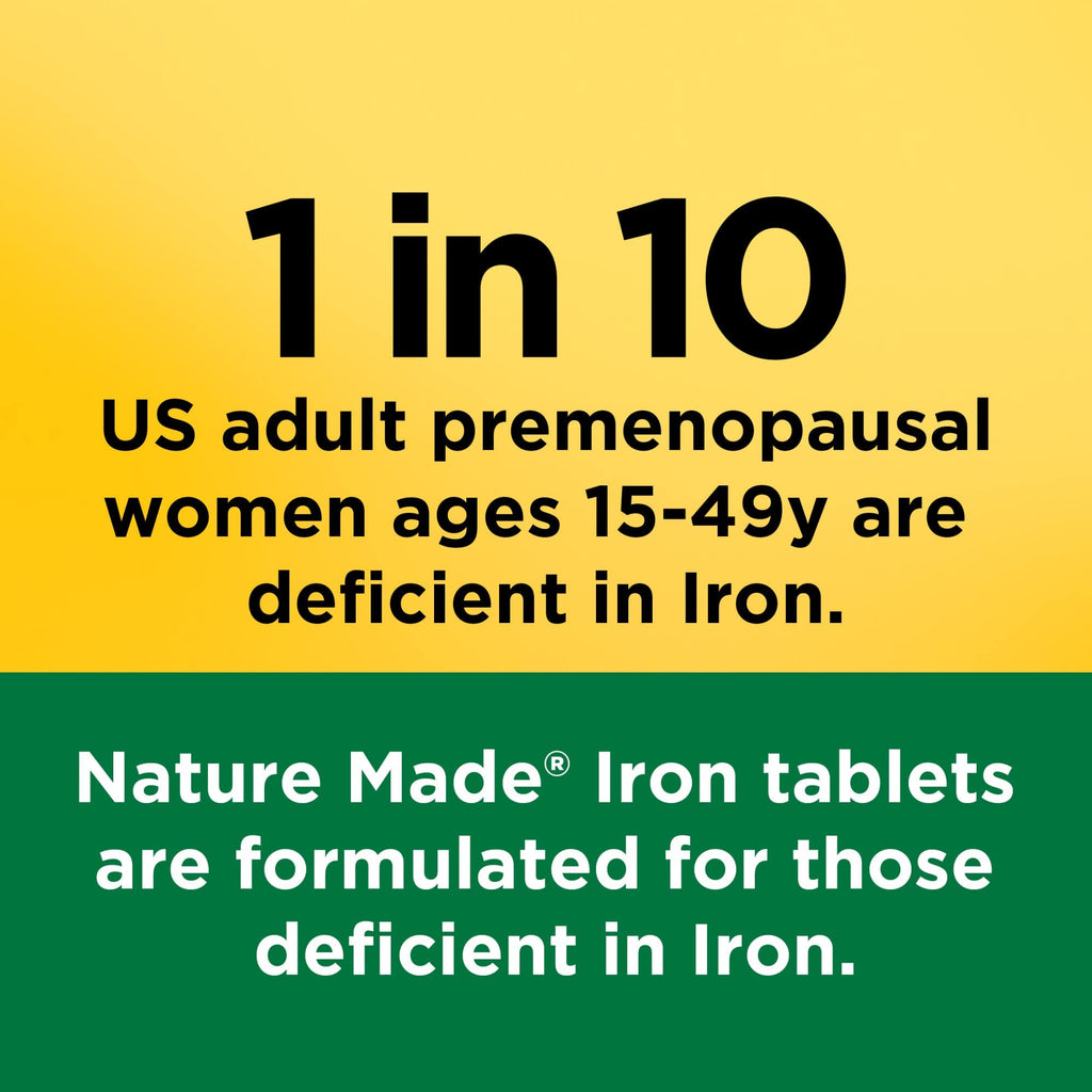 Iron tablets for improved vitality