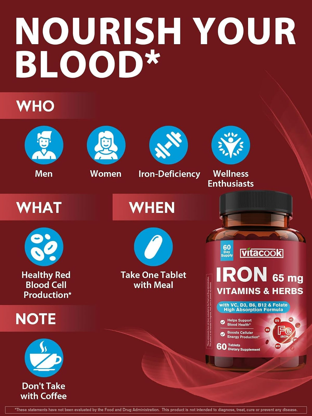 iron tablets for improved wellness