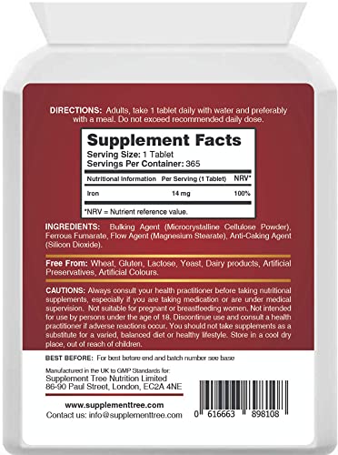 Iron tablets for men and women