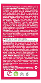 Iron tablets for women’s wellness