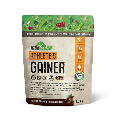 Ironvegan chocolate protein powder