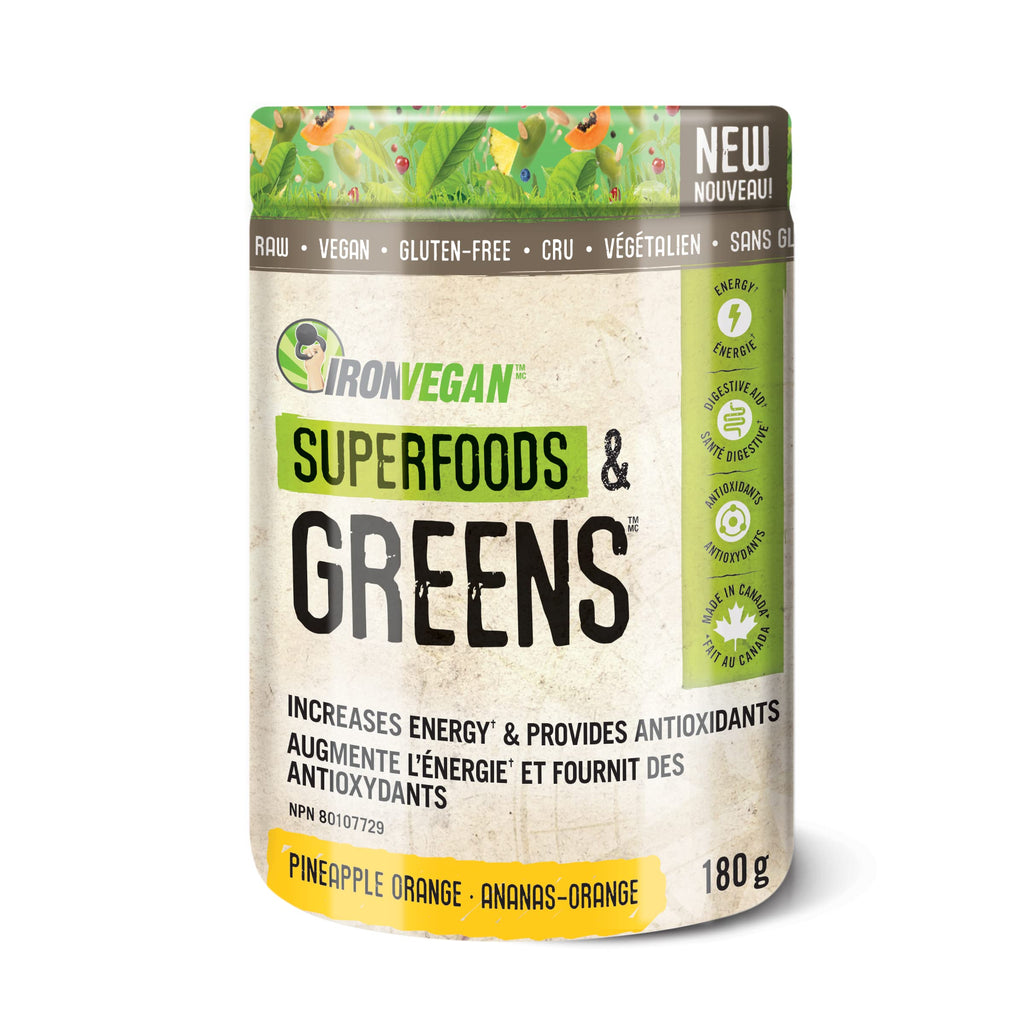 Ironvegan superfoods for energy boost