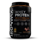 IRONWRX chocolate whey protein isolate