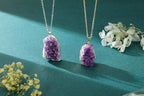 irregular quartz pendant for healing
