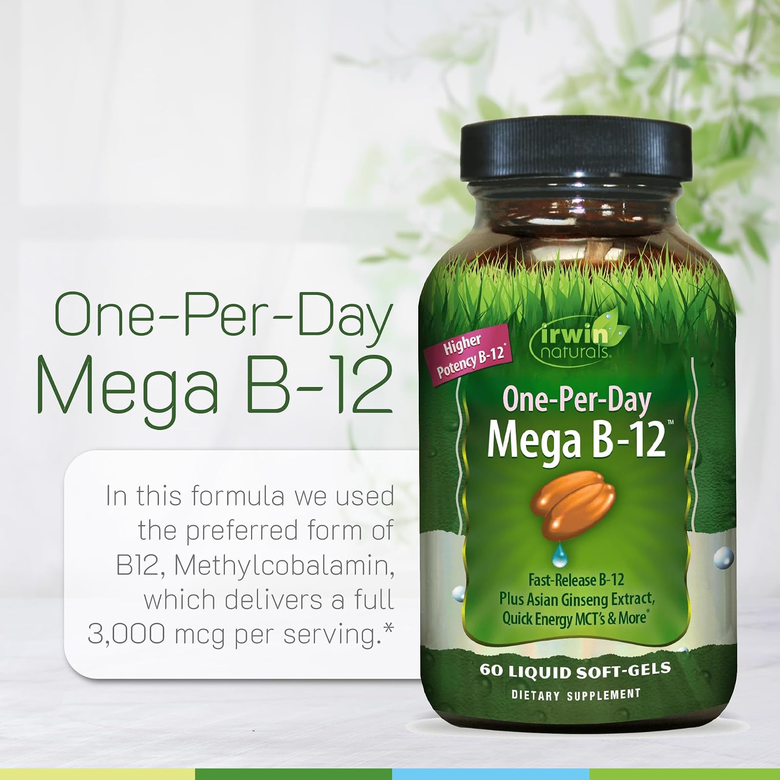 Irwin Naturals B-12 Extra dosage