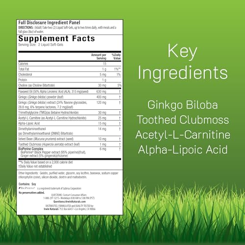 Irwin Naturals Ginkgo Smart formula