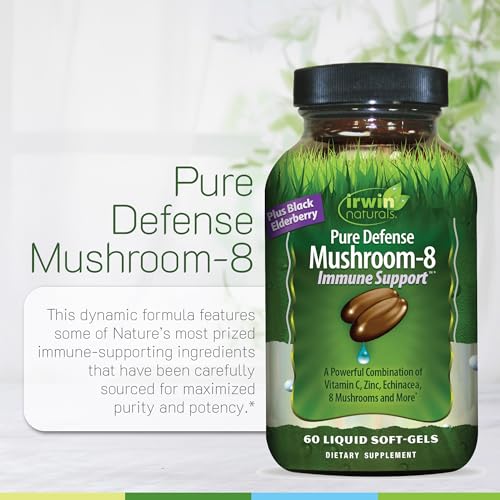 Irwin Naturals herbal mushroom supplement