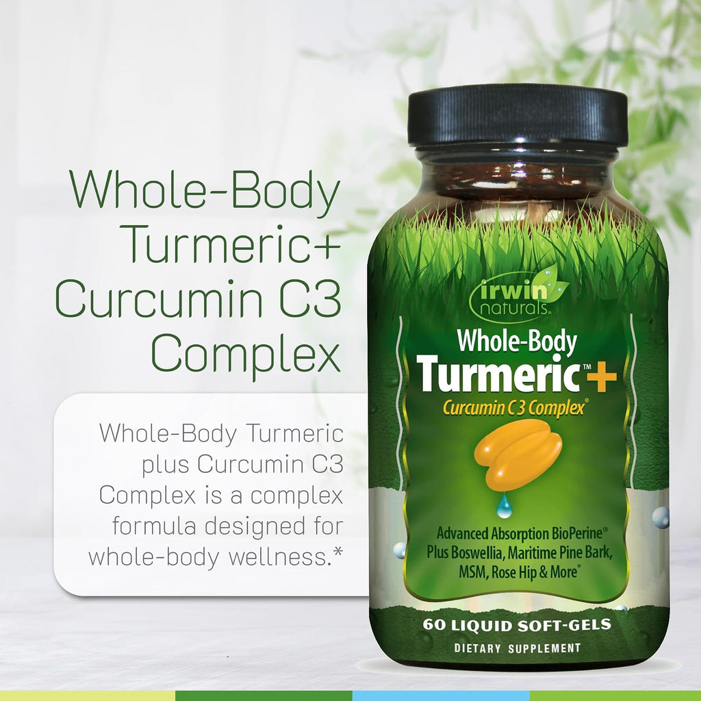 Irwin Naturals herbal turmeric supplement