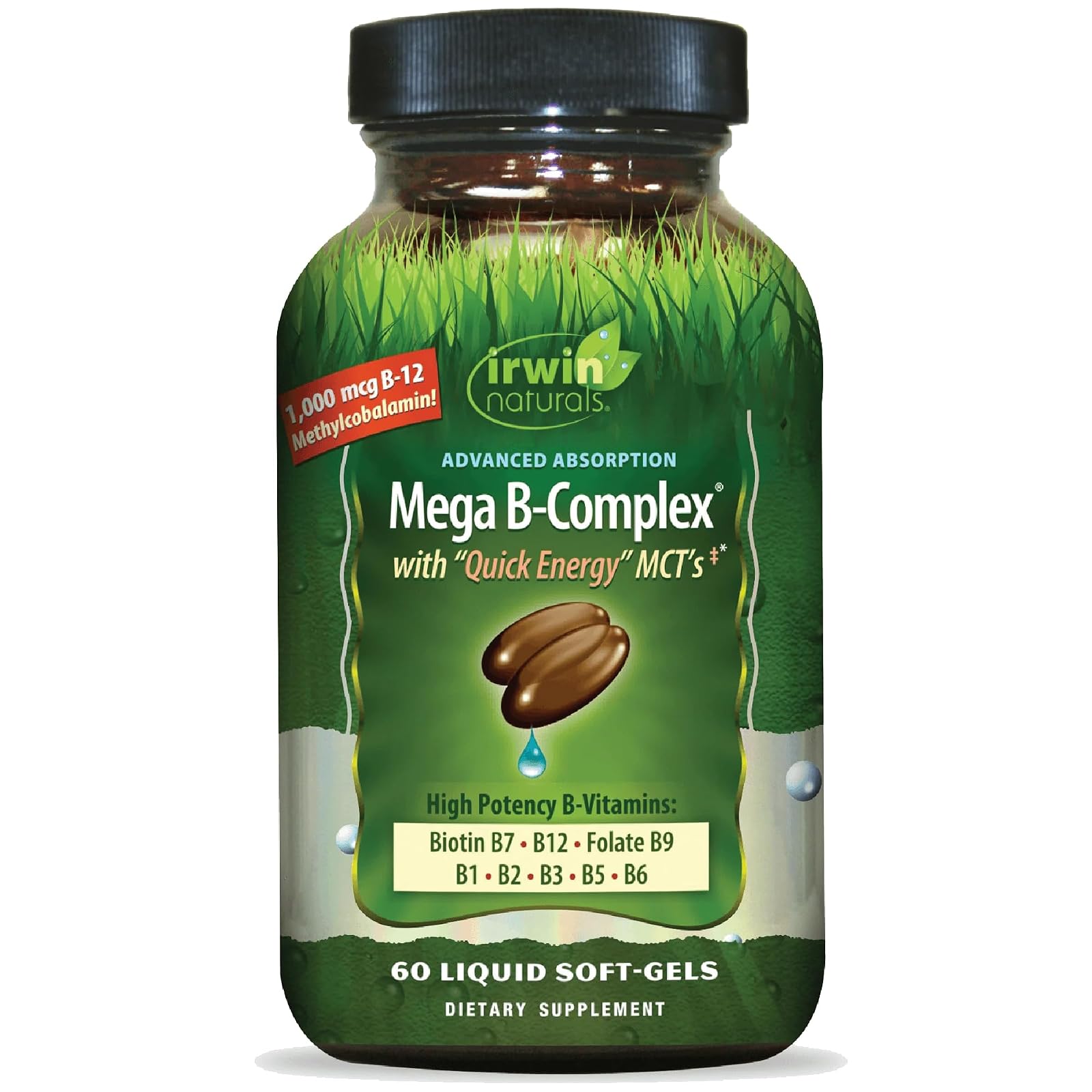 Irwin Naturals Mega B-Complex softgels