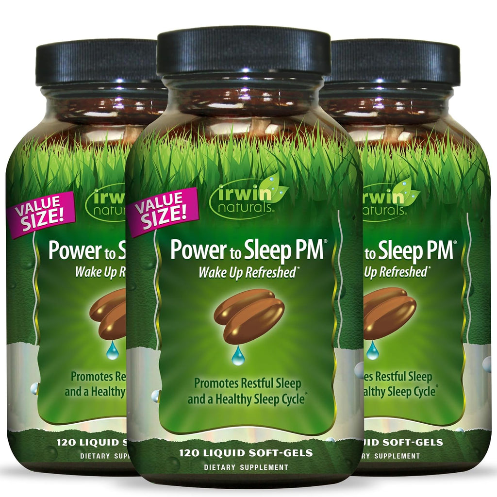 Irwin Naturals melatonin softgels for sleep