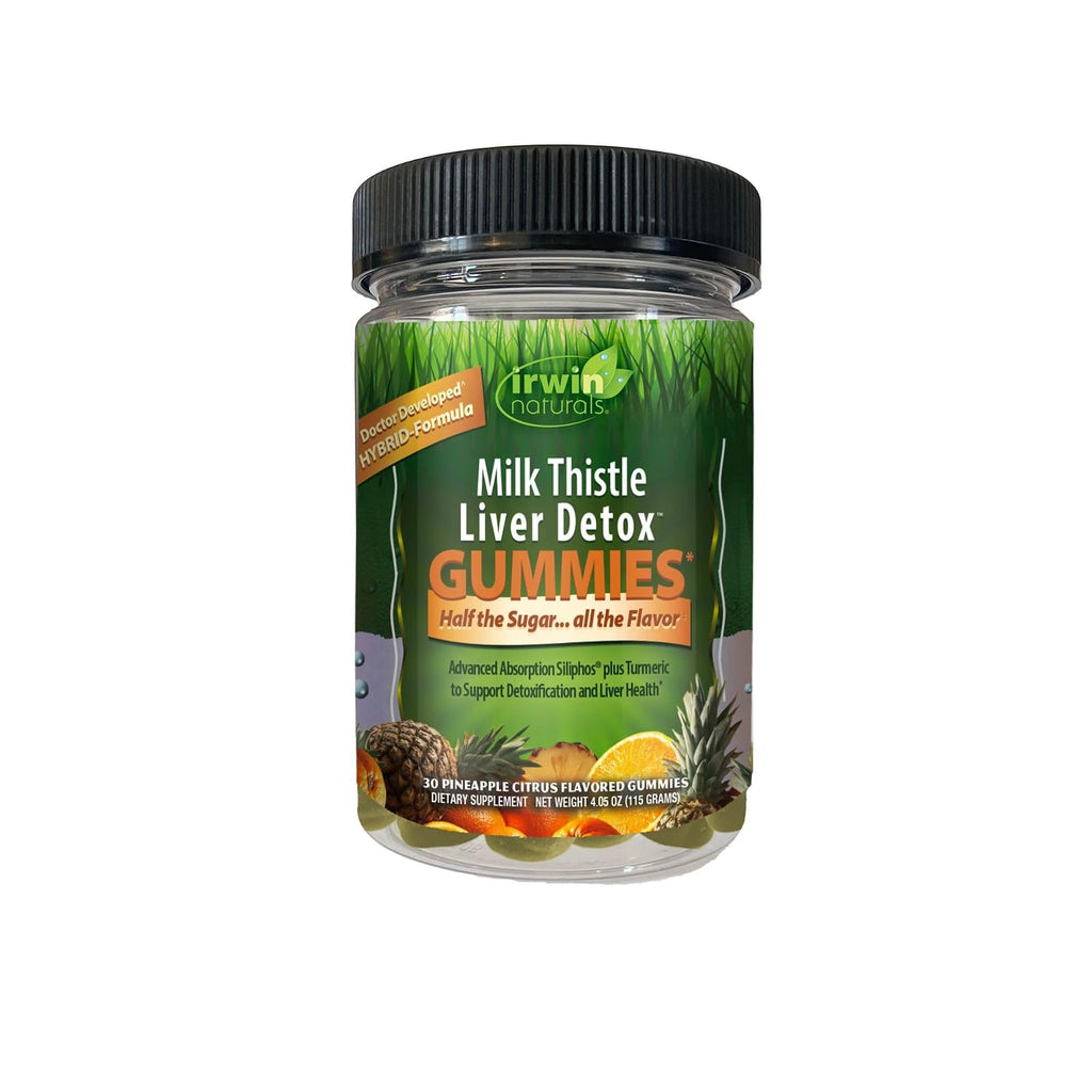 Irwin Naturals milk thistle detox gummies