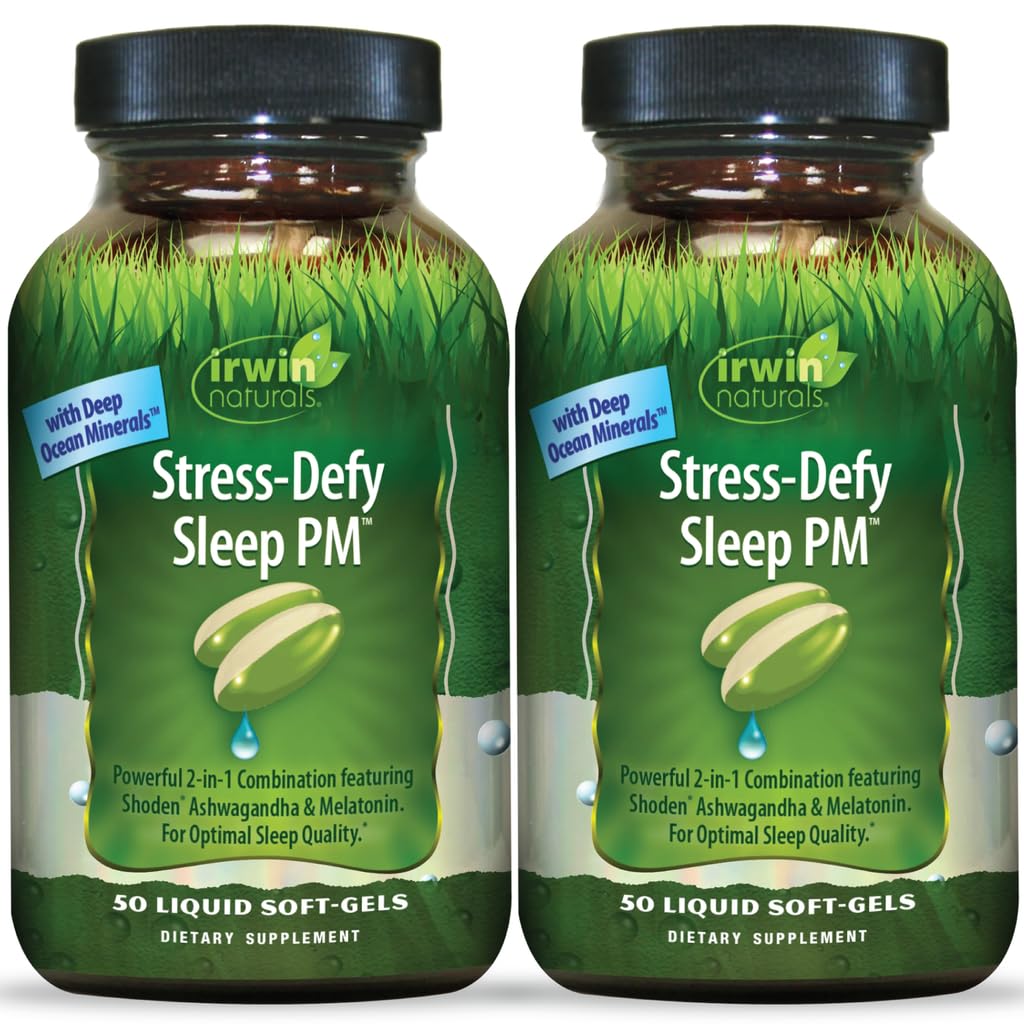 Irwin Naturals Stress-Defy Sleep PM benefits