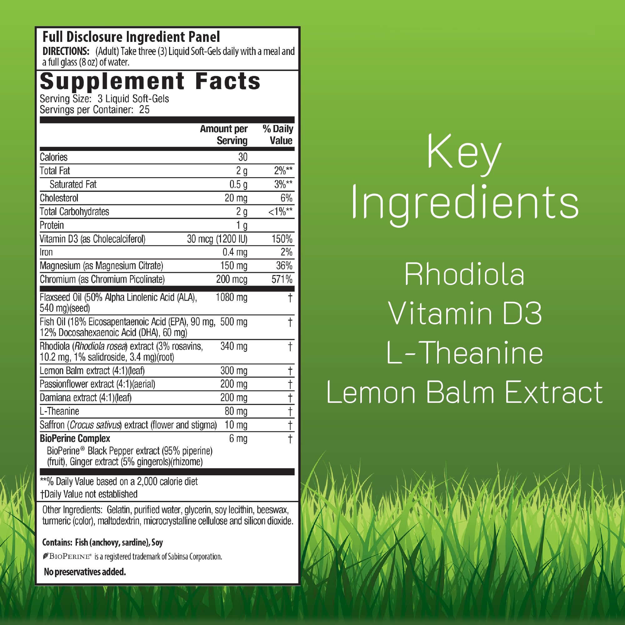 Irwin Naturals Sunny Mood benefits