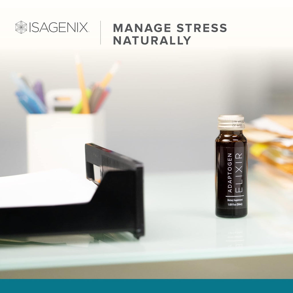 Isagenix Adaptogen Elixir for enhanced focus