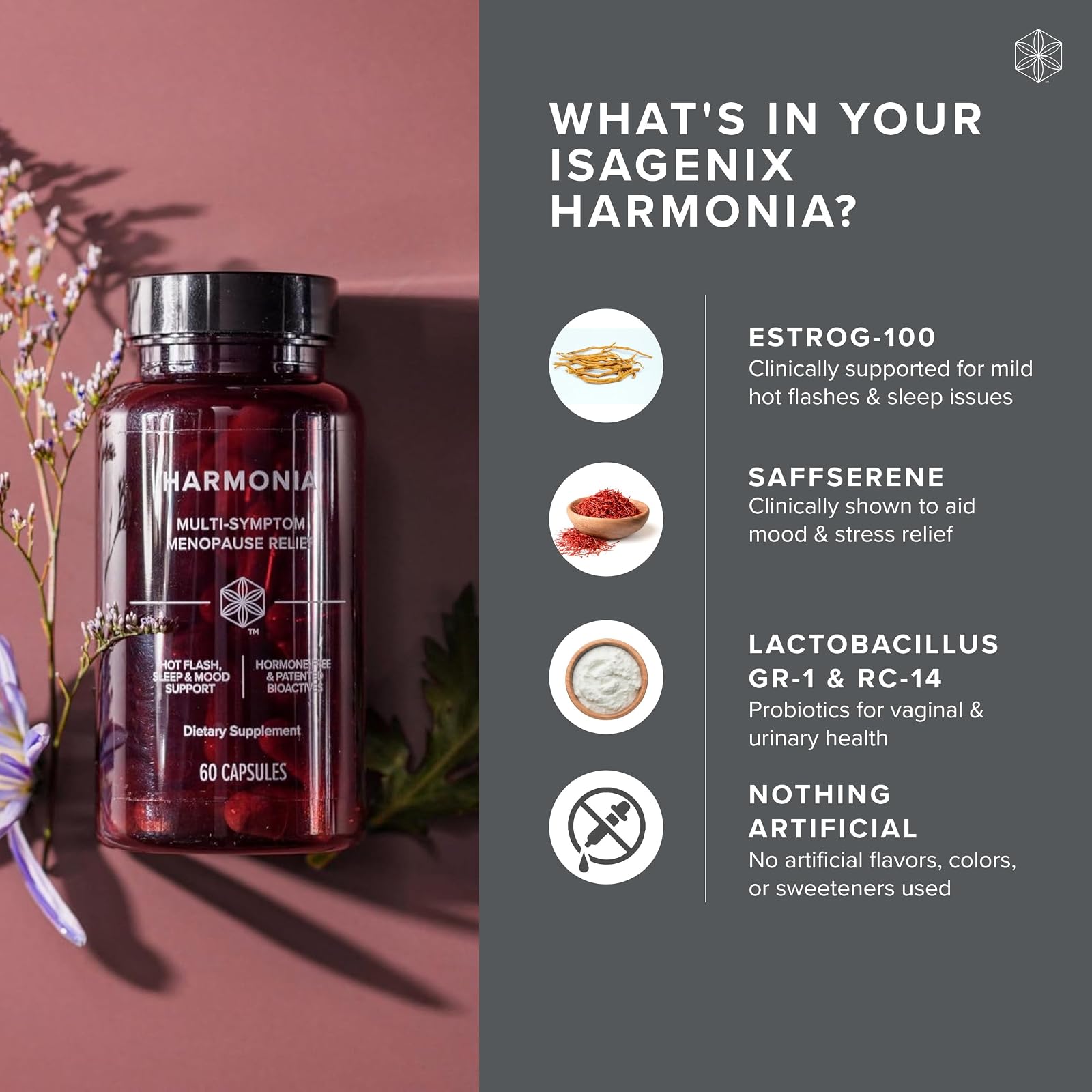 Isagenix capsules for hormonal balance