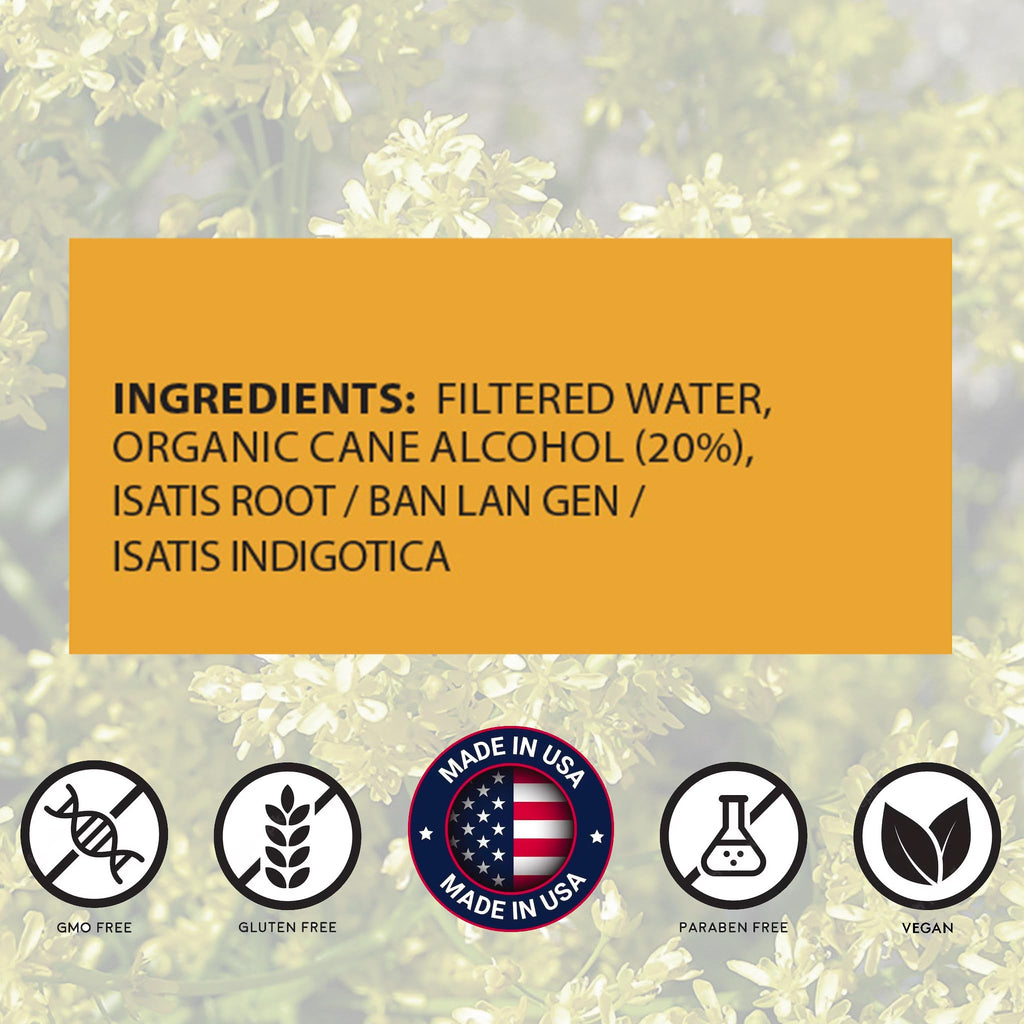 Isatis root liquid concentrate for immunity