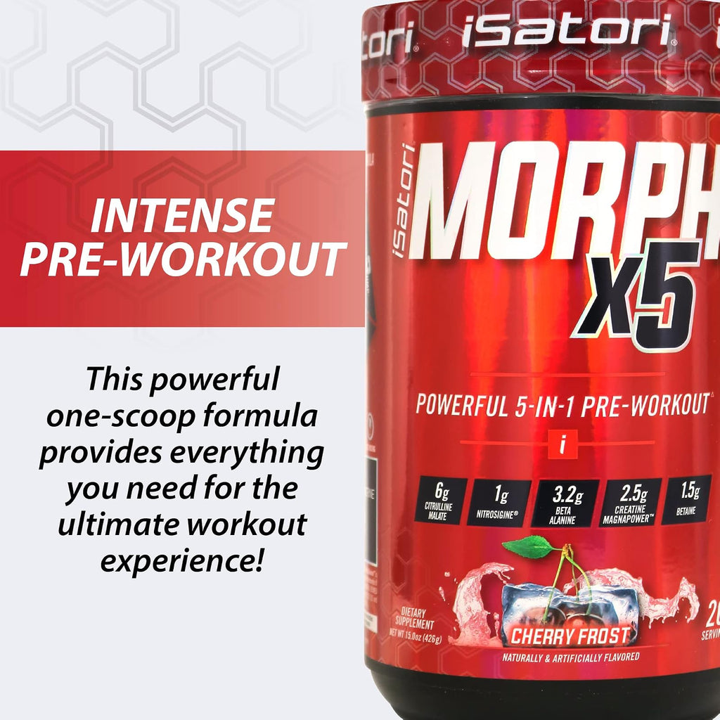 iSatori Morph X5 pre-workout benefits