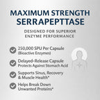 iSerra Serrapeptase support for digestive comfort