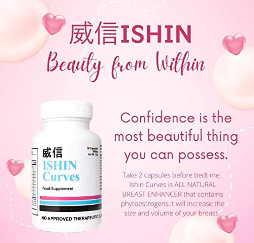 Ishin Curves herbal supplement features