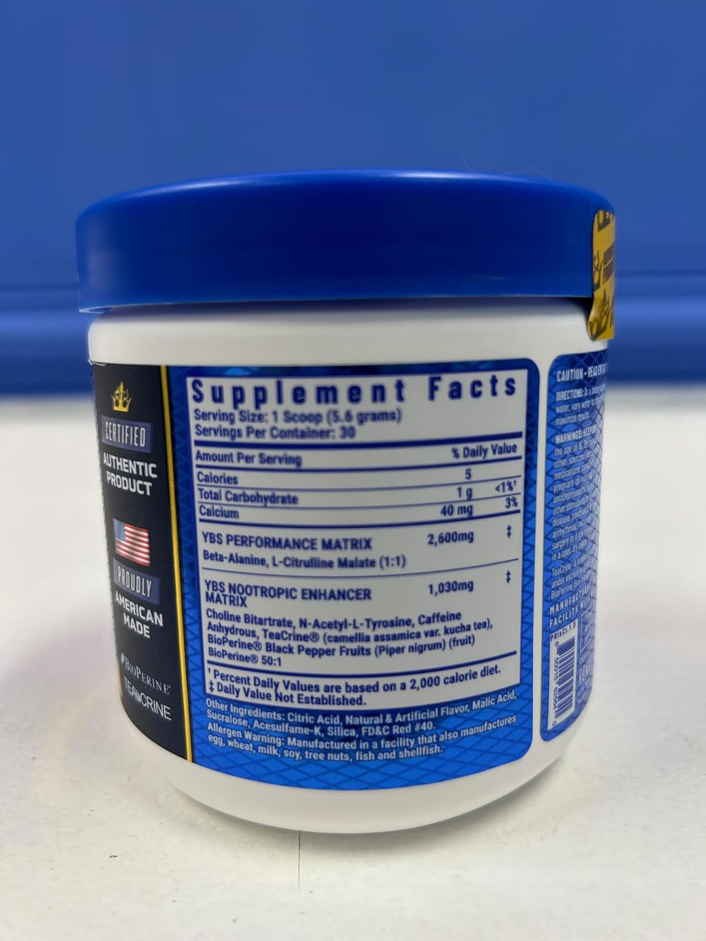 Island Crush pre workout flavour