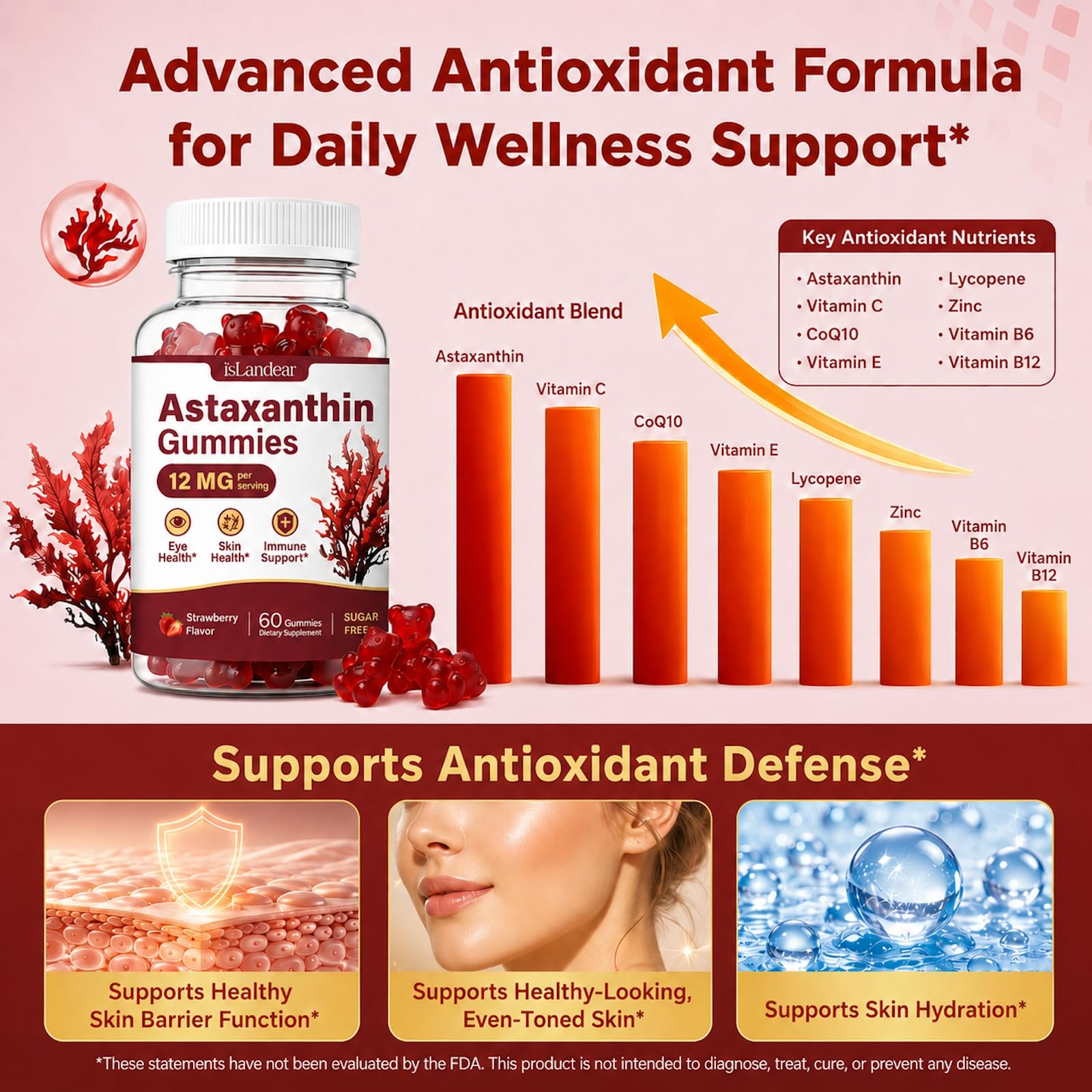 isLandear astaxanthin for immune support