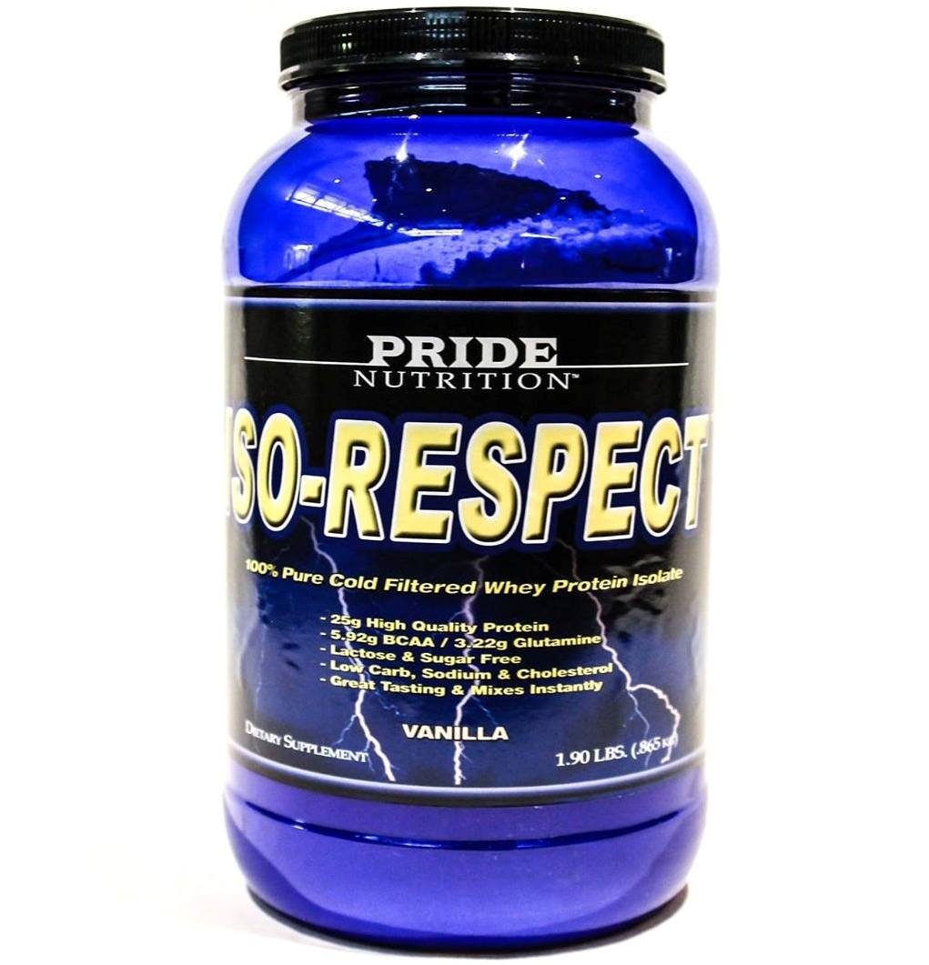 Iso-Respect whey protein isolate shake