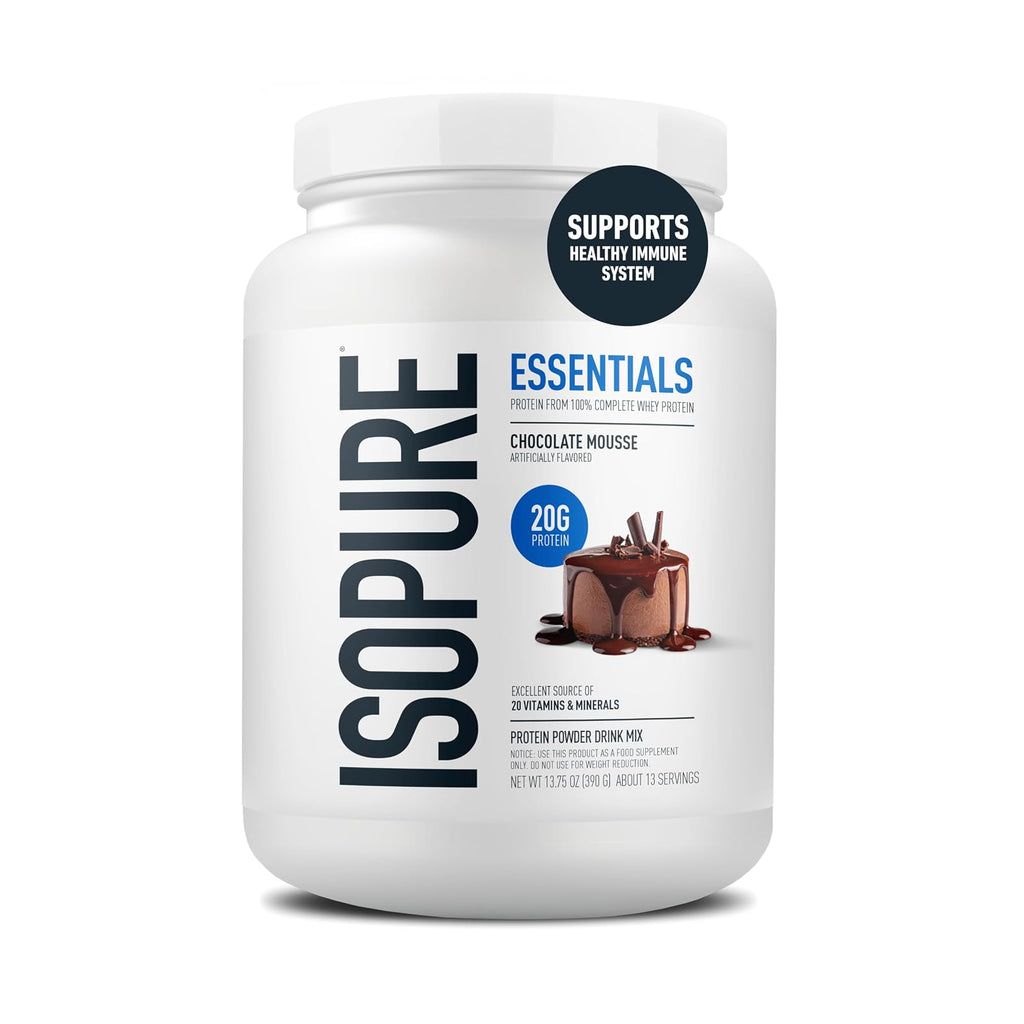 Isopure chocolate mousse whey protein