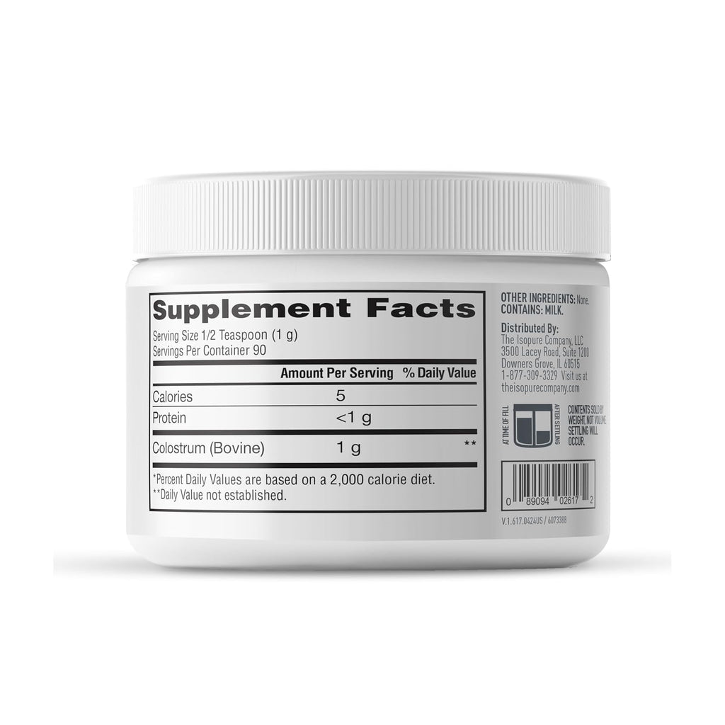 Isopure colostrum 50 billion cfu