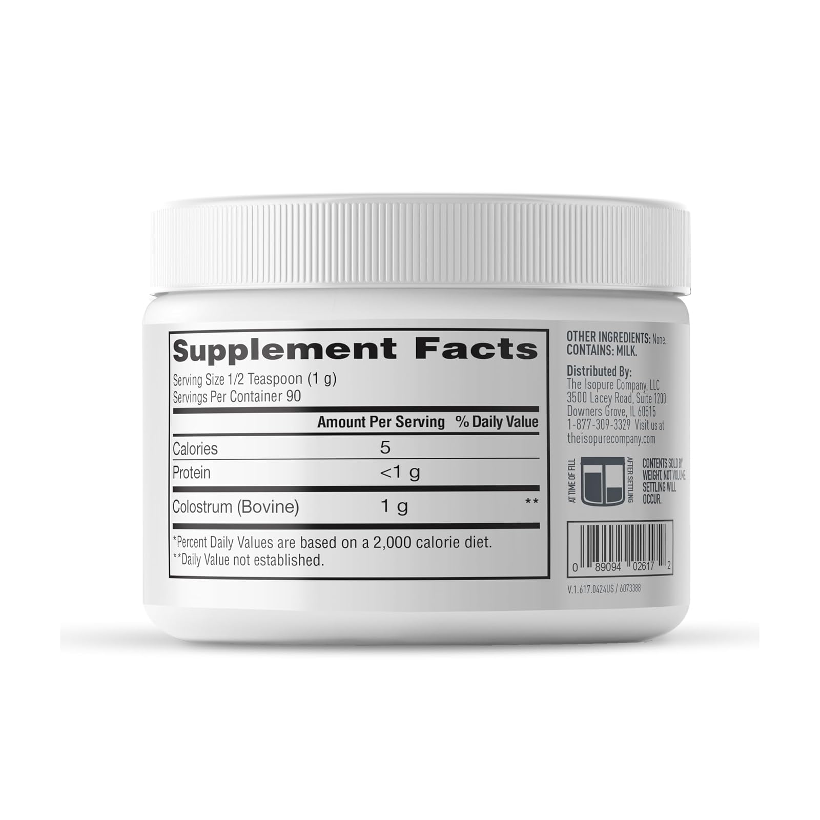 Isopure colostrum 50 billion cfu