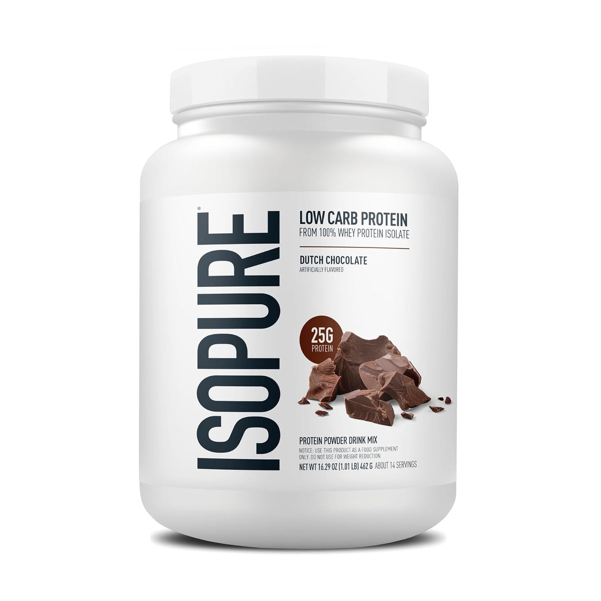 Isopure Dutch Chocolate protein powder