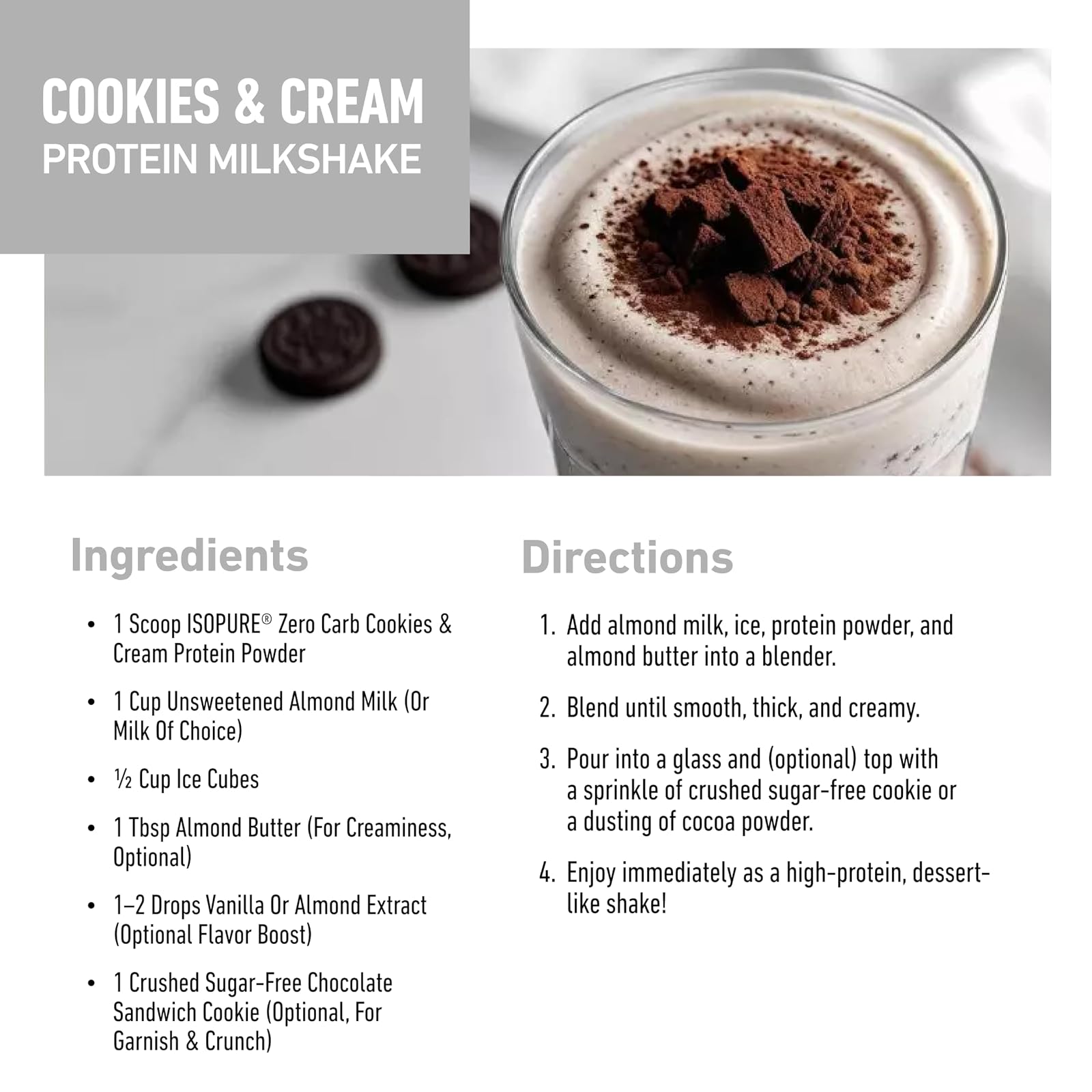 Isopure protein powder for muscle gain