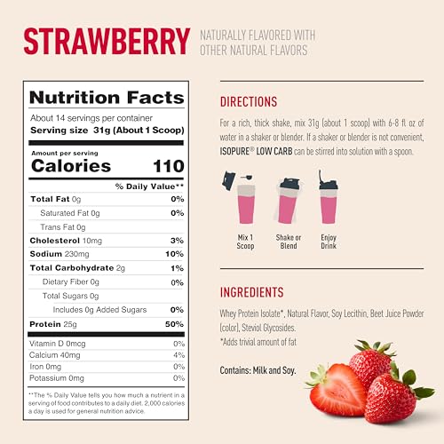 Isopure protein powder for muscle recovery
