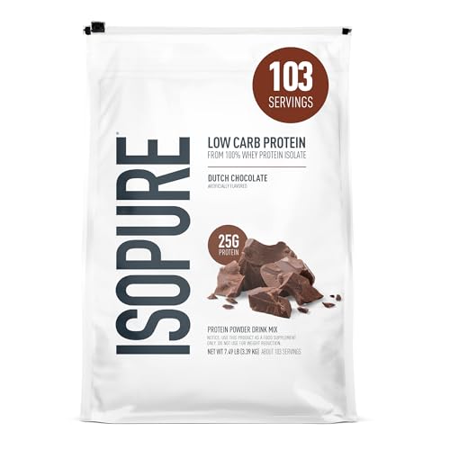 Isopure whey isolate protein powder