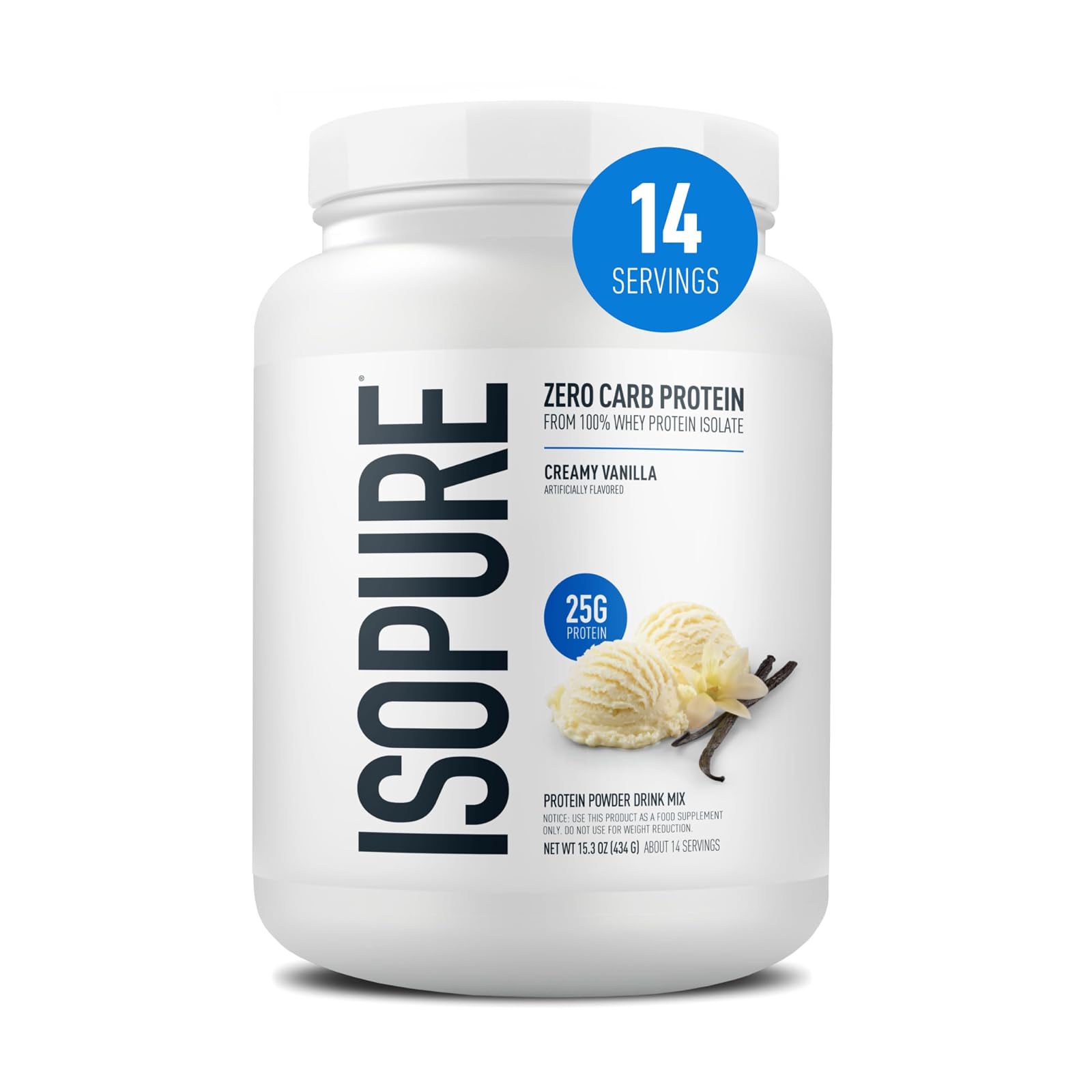 Isopure whey isolate protein powder