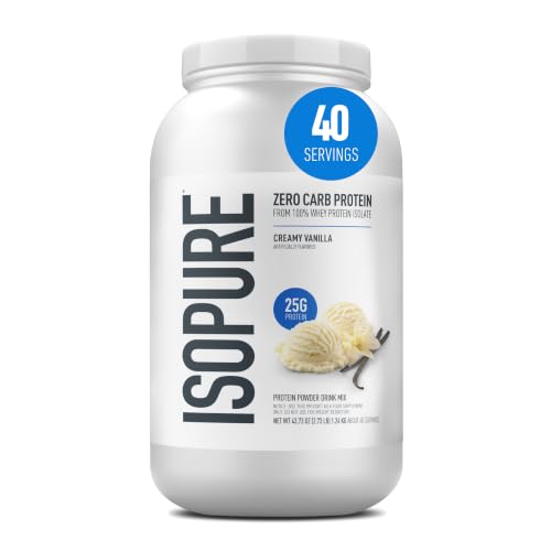 Isopure whey protein creamy vanilla