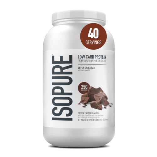 Isopure whey protein Dutch chocolate