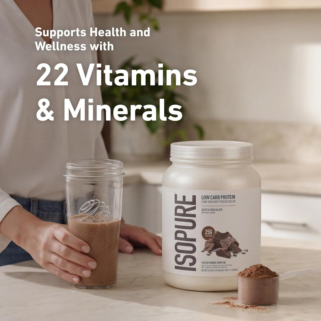 Isopure whey protein for muscle recovery