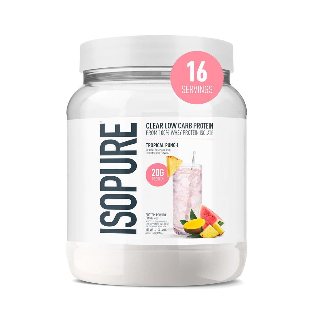 Isopure whey protein tropical punch