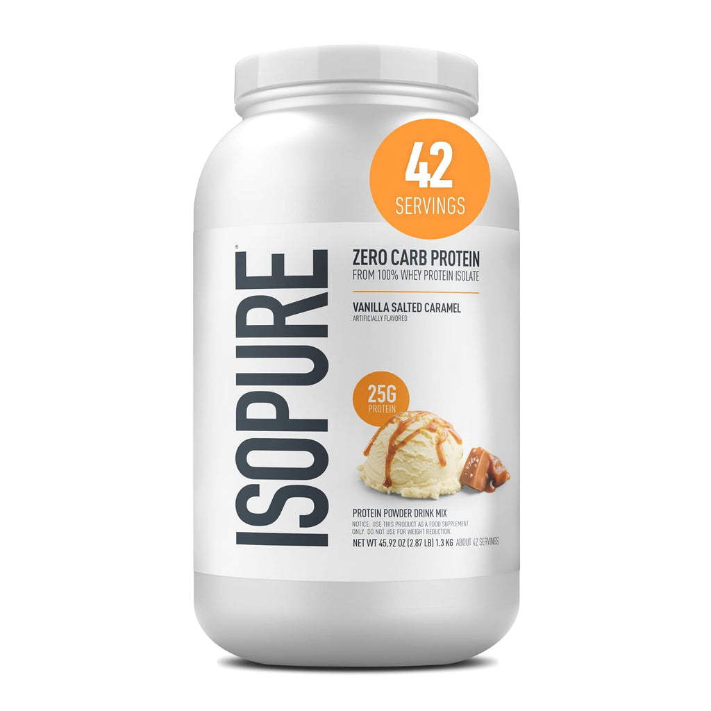 Isopure whey protein vanilla flavour