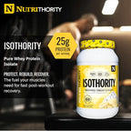 Isothority whey protein powder with 25 servings