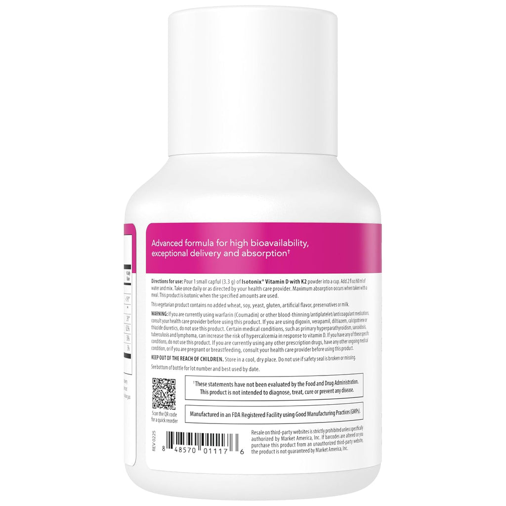 Isotonix D3 K2 for overall wellness