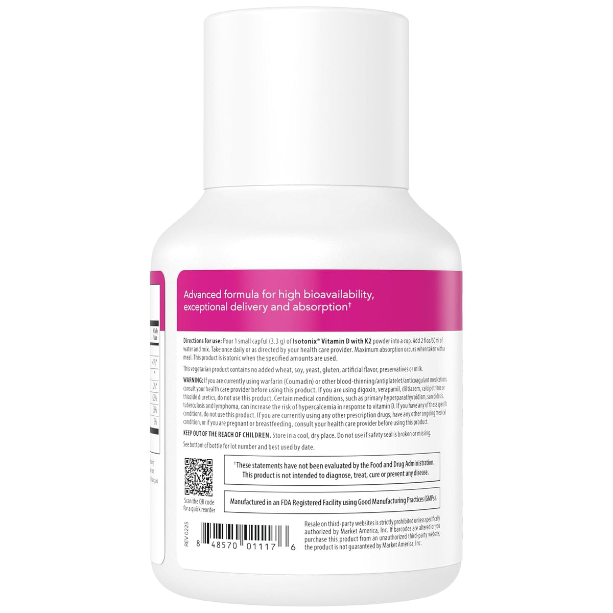 Isotonix D3 K2 for overall wellness