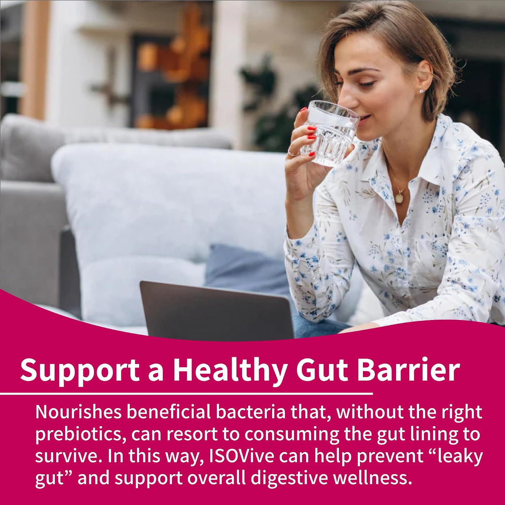 ISOVive prebiotics to support gut flora